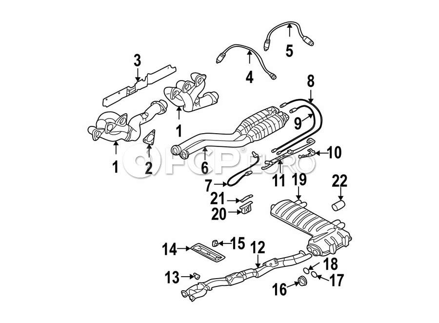 BMW Exhaust Tip - Genuine BMW 18107832644 | FCP Euro