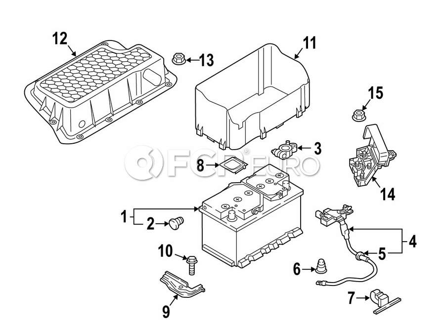 Audi VW Battery Cover - Genuine VW Audi 5Q0915435D | FCP Euro