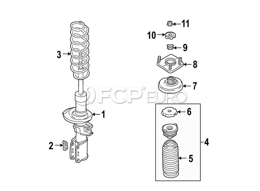 Volvo Coil Spring - Genuine Volvo 30645327 | FCP Euro