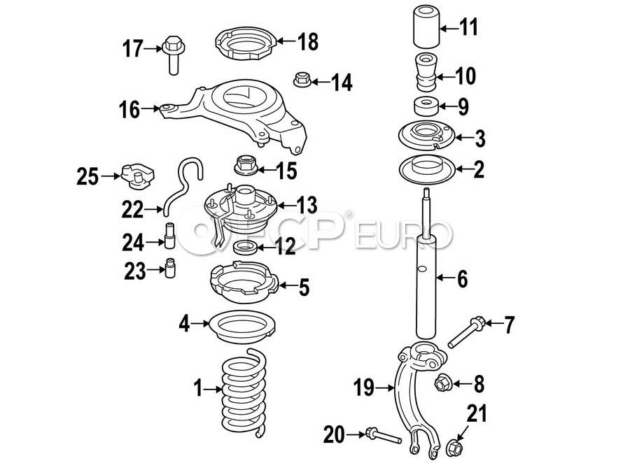 Porsche Shock Absorber Boot - Genuine Porsche 95B412137 | FCP Euro