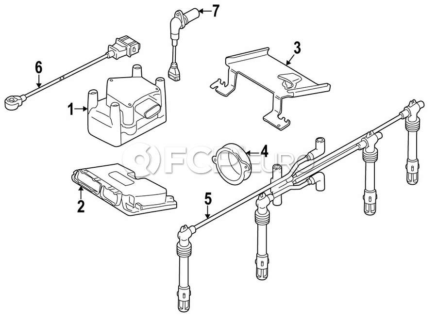 VW Ignition Knock Sensor - Genuine VW Audi 037905377A | FCP Euro