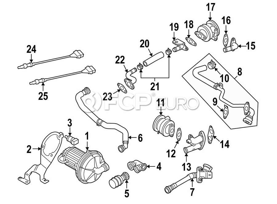 Audi VW Secondary Air Injection Pump - Genuine Audi VW 022959253B | FCP ...