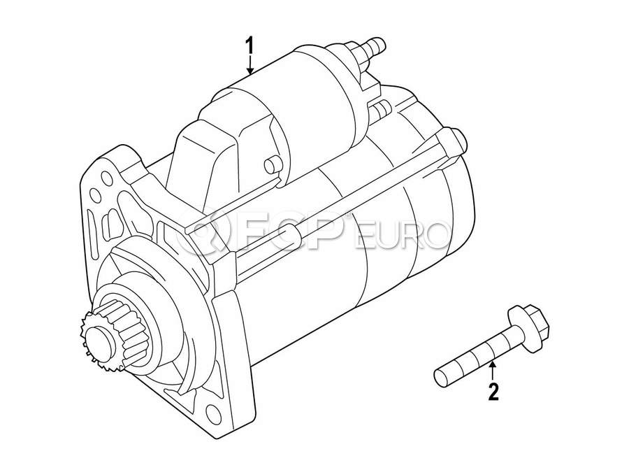 Audi VW Starter Bolt - Genuine VW Audi N10404402 | FCP Euro