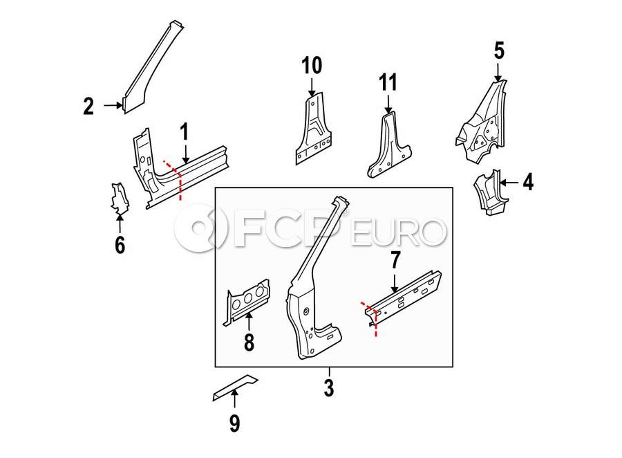 VW Jack Pad - Genuine VW 1K6803478 | FCP Euro