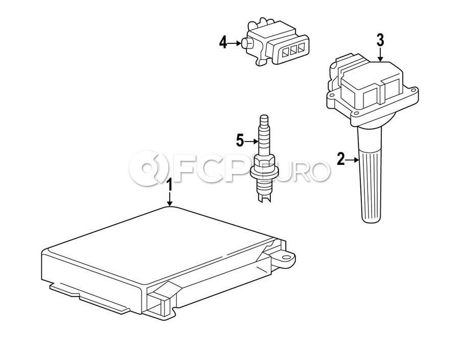 BMW Engine Control Module - Genuine BMW 12147555902 | FCP Euro
