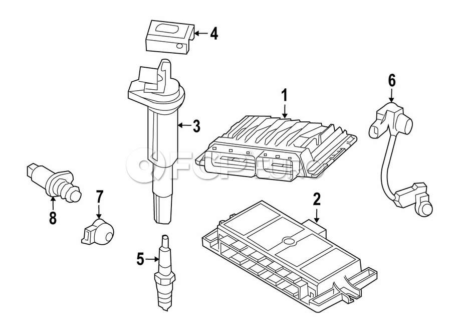 BMW Engine Control Module - Genuine BMW 12148614930 | FCP Euro