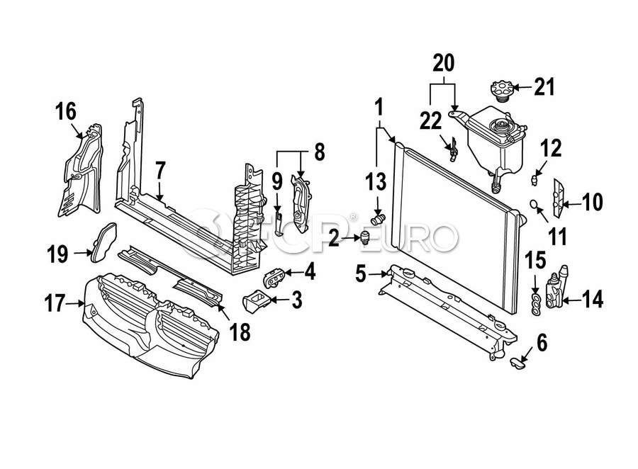 BMW Radiator - Genuine BMW 17117519212 | FCP Euro