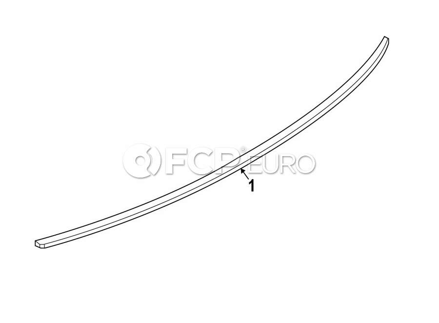 BMW Primed Rear Spoiler (M) - Genuine BMW 51628057648 | FCP Euro
