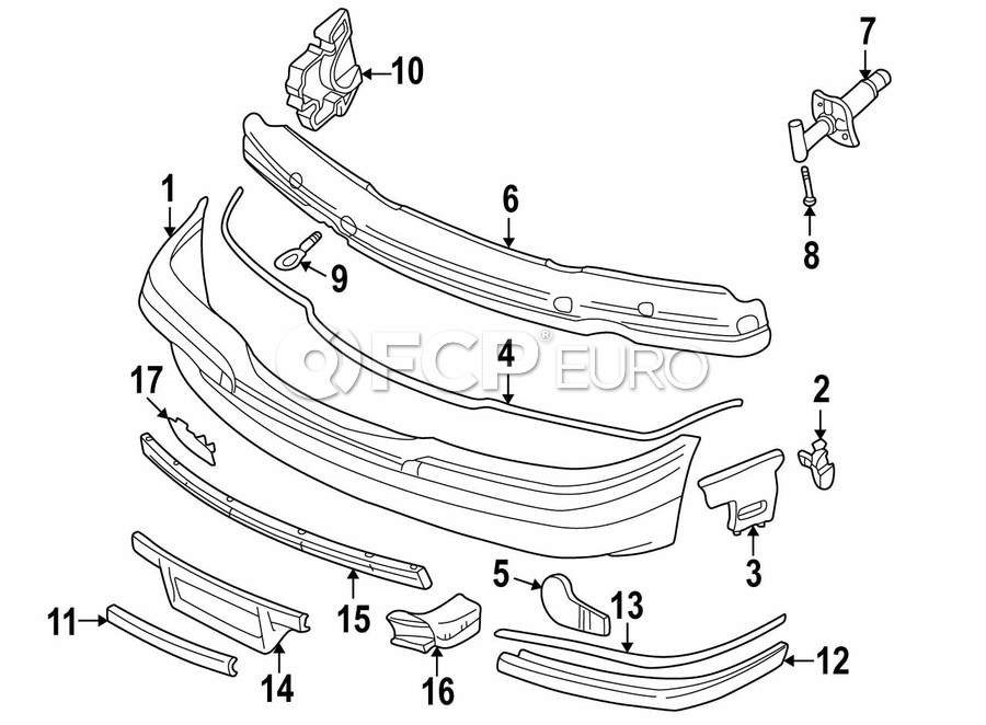 BMW Support Left - Genuine BMW 51118230513 | FCP Euro