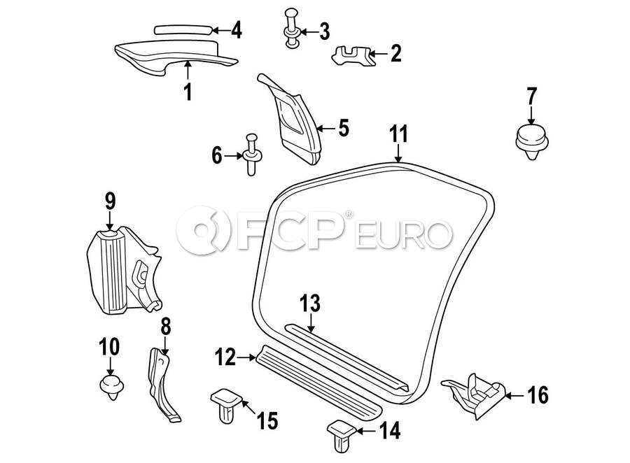 BMW Bracket Left - Genuine BMW 51438222917 | FCP Euro