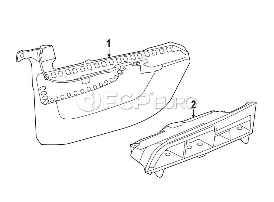 BMW Rear Light Bumper Left - Genuine BMW 63217362885 | FCP Euro