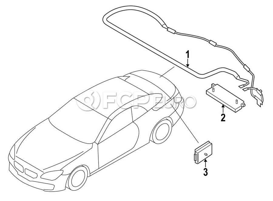 BMW Antenna Amplifier Diversity - Genuine BMW 65209257380 | FCP Euro