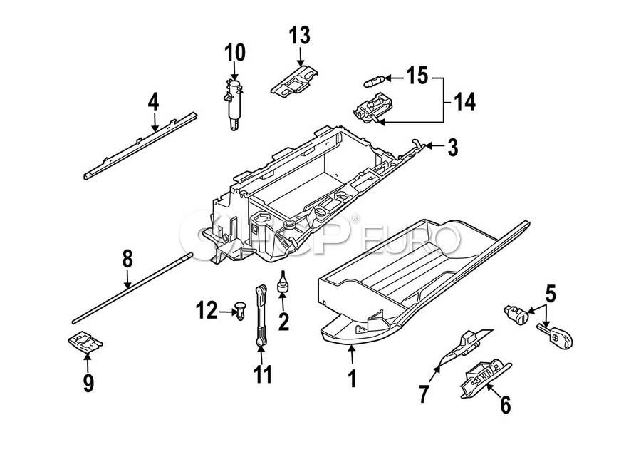 BMW Glove Box Housing - Genuine BMW 51163413777 | FCP Euro