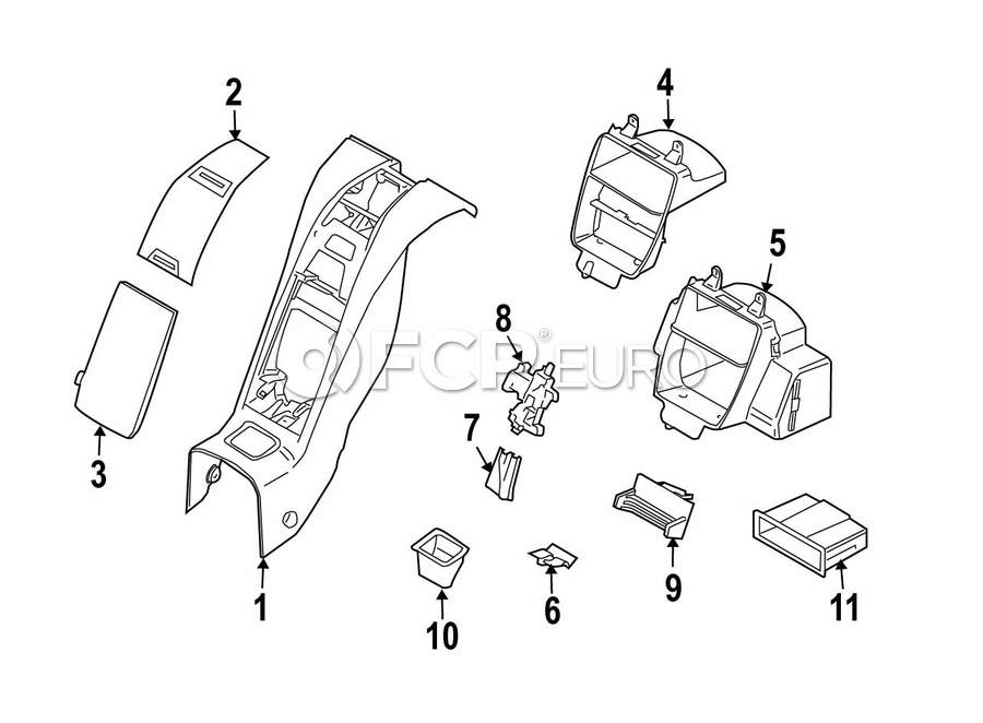 BMW Flap (Black) - Genuine BMW 51466978111 | FCP Euro