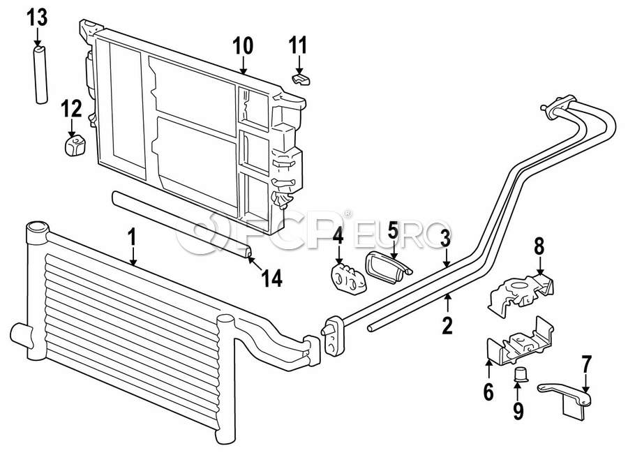 BMW Rubber Mounting - Genuine BMW 17221745133 | FCP Euro