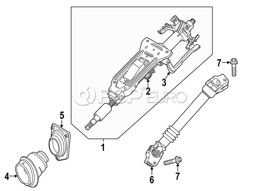 BMW Steering Shaft Sleeve - Genuine BMW 32306787403 | FCP Euro