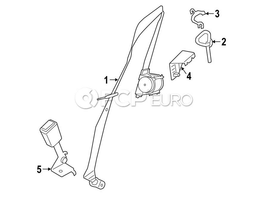 BMW Belt Guide Right - Genuine BMW 72117367146 | FCP Euro