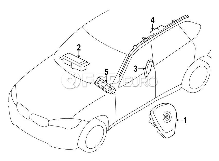 BMW Air Bag Module - Genuine BMW 72127325698 | FCP Euro