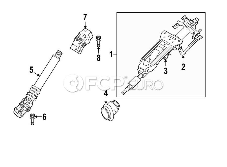 BMW Steering Shaft - Genuine BMW 32302283430 | FCP Euro