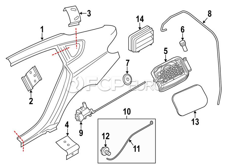 BMW Cover Pot - Genuine BMW 51177201690 | FCP Euro