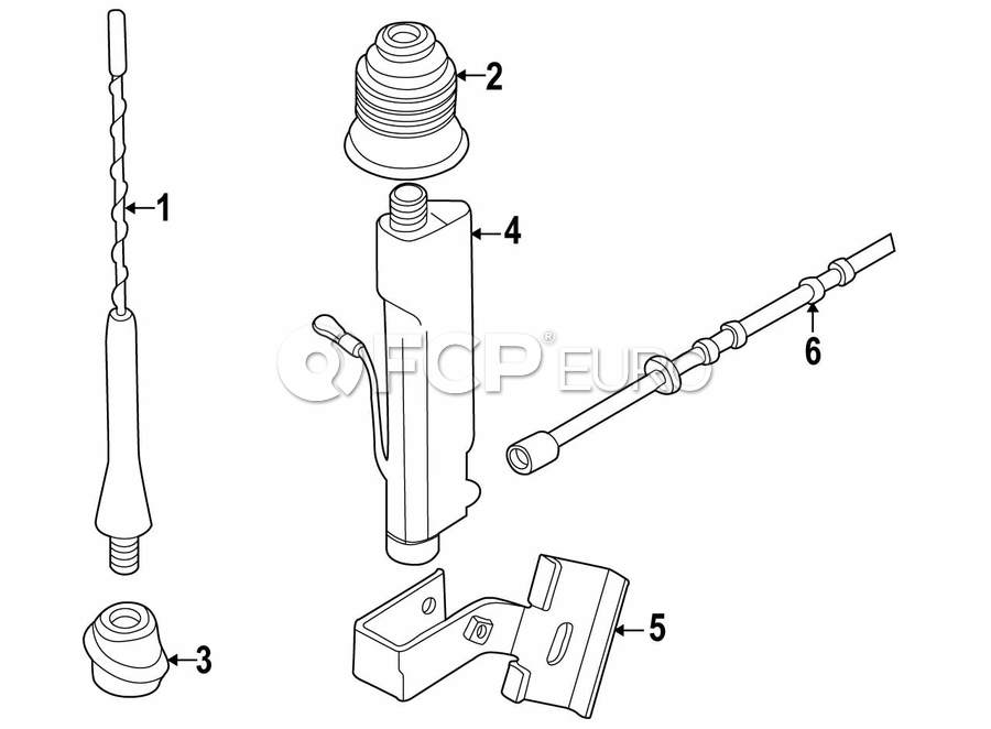 BMW Antenna Bracket - Genuine BMW 65218411560 | FCP Euro