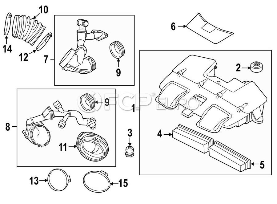 BMW Insert - Genuine BMW 13717589647 | FCP Euro