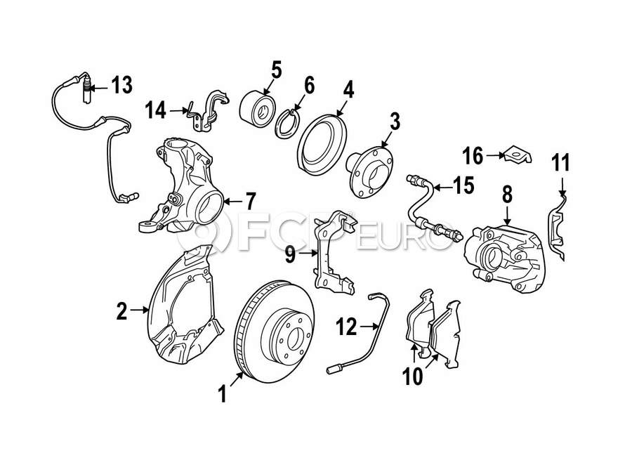 BMW Steering Knuckle - Genuine BMW 31216768315 | FCP Euro