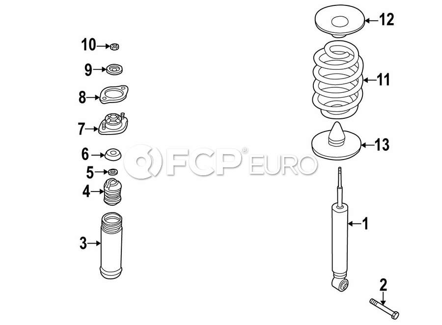 BMW Shock Mount (Z4) - Genuine BMW 33506777037 | FCP Euro
