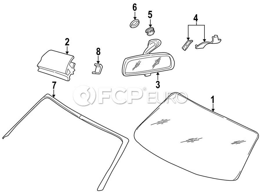 BMW Covering Apron Right (Chrom) - Genuine BMW 51168398506 | FCP Euro