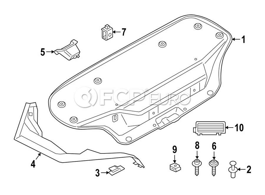 BMW Sheet Screw Black (St48X19) - Genuine BMW 07119908542 | FCP Euro