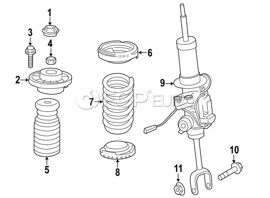 BMW Strut Assembly - Genuine BMW 37116863147 | FCP Euro