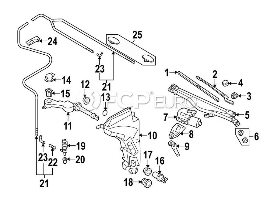 Audi Washer Fluid Reservoir - Genuine Audi 4F0955453R | FCP Euro