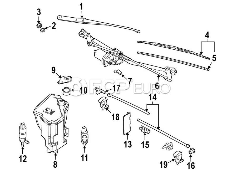 BMW Plastic Filler Pipe - Genuine BMW 61667031359 | FCP Euro