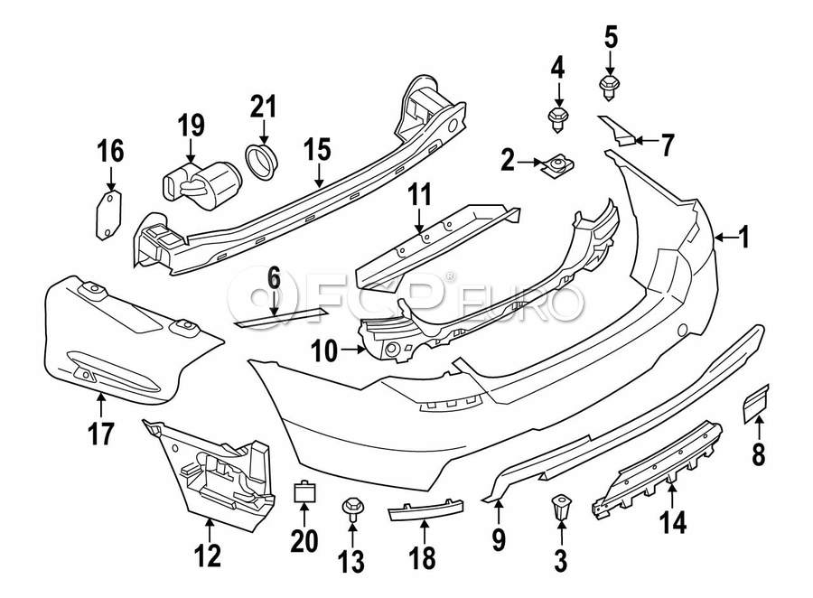 BMW Insert (M) - Genuine BMW 51128038985 | FCP Euro