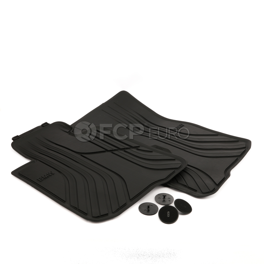 BMW Floor Mats All-Weather Front (Lhd Basis) - Genuine BMW 51472348155 ...