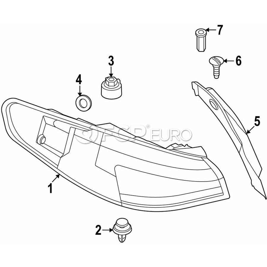 BMW Tail Light Clip - Genuine BMW 07149320802 | FCP Euro