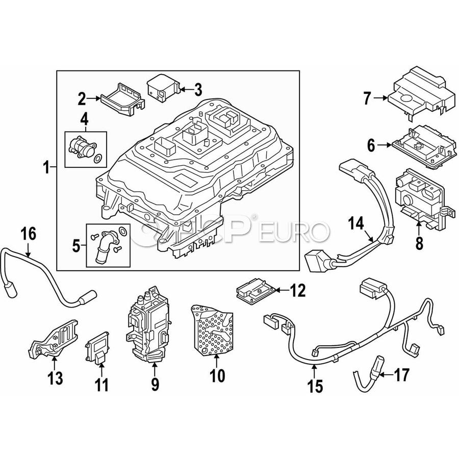 BMW Water Connector - Genuine BMW 12367616290 | FCP Euro