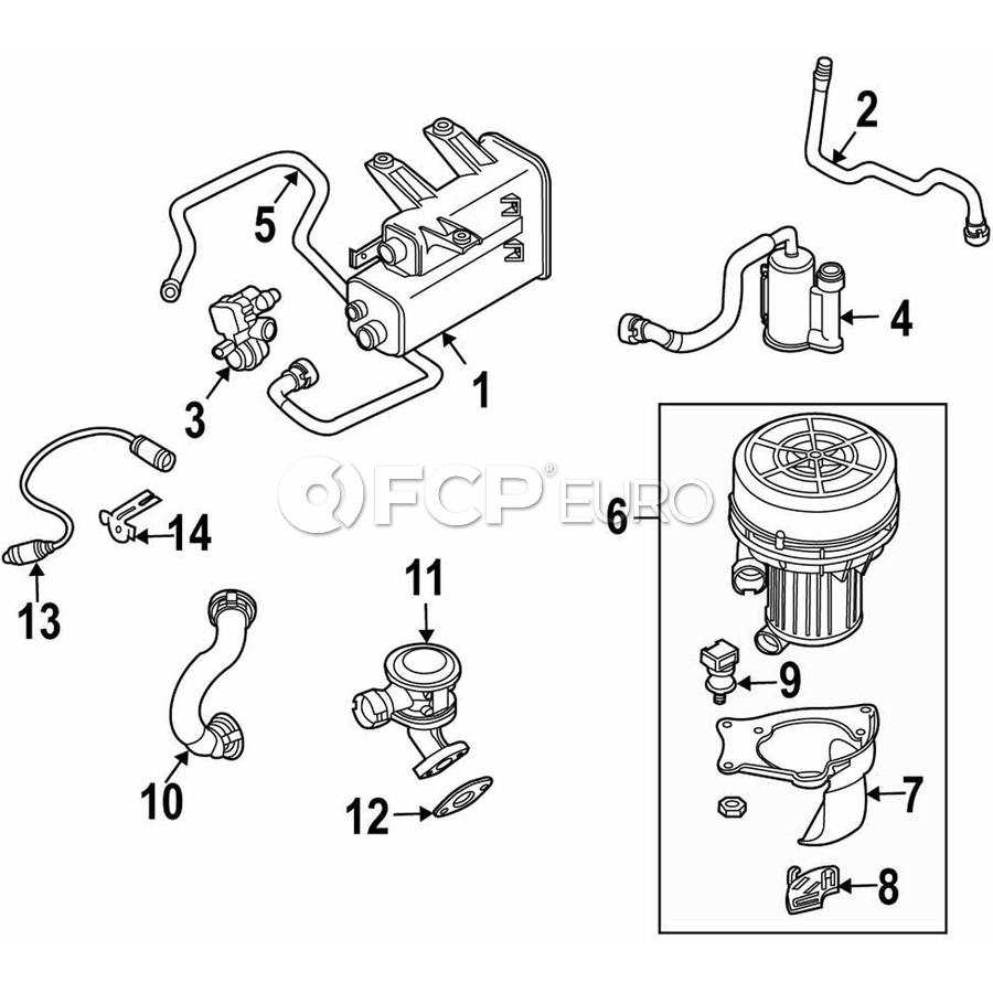 BMW Fuel Vent Pipe - Genuine BMW 16136758017 | FCP Euro