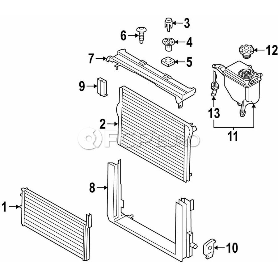 BMW Adapter Module Carrier - Genuine BMW 17117583841 | FCP Euro