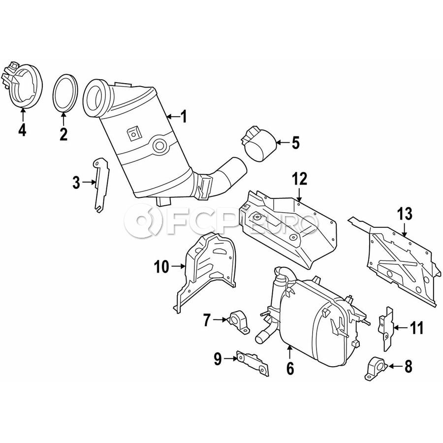 BMW Muffler Clamp (D=371mm) - Genuine BMW 18308614953 | FCP Euro