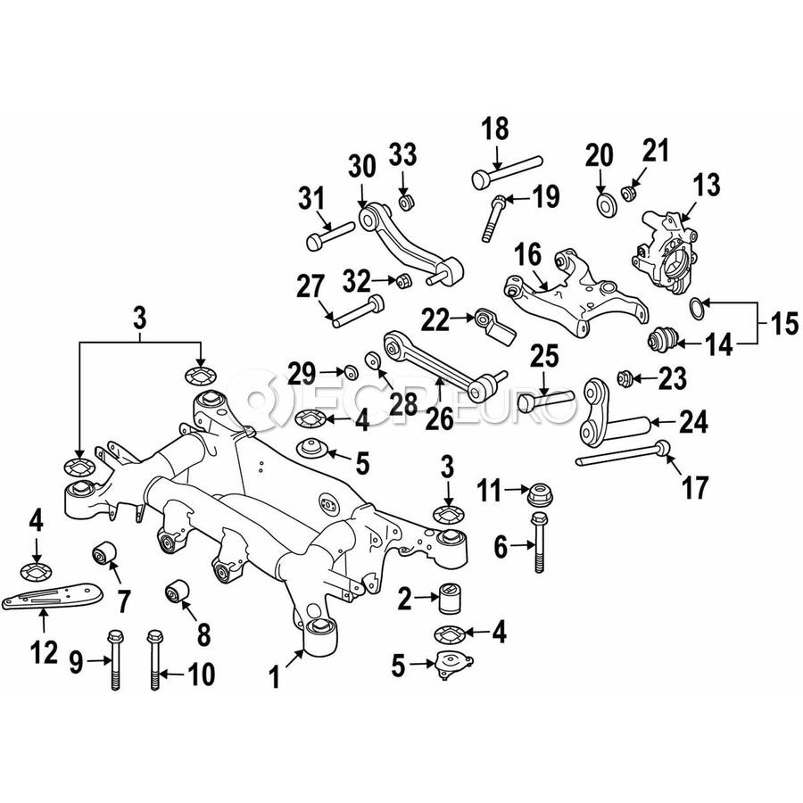 BMW Stopper Front - Genuine BMW 33312283193 | FCP Euro
