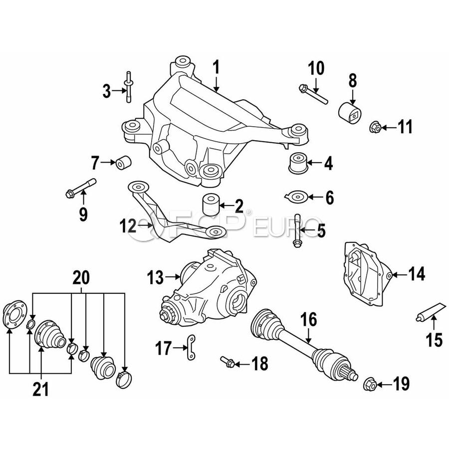 BMW Subframe Mount - Genuine BMW 33316770815 | FCP Euro