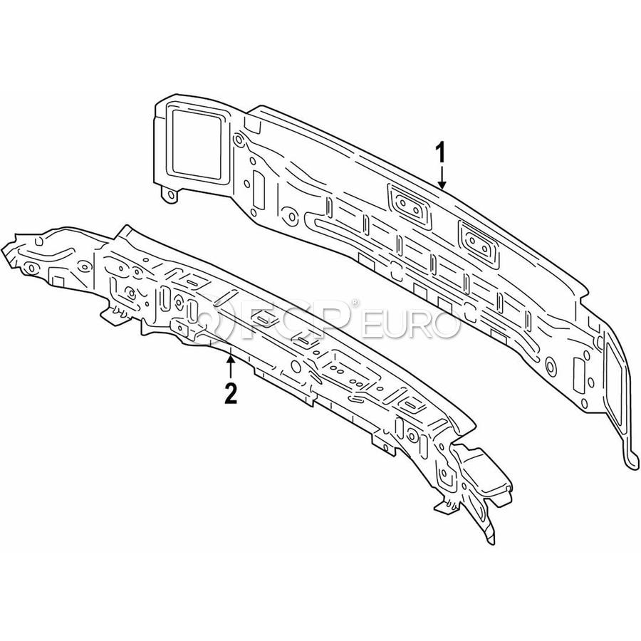 Mini Rear Body Reinforcement - Genuine Mini 41007402492 | FCP Euro