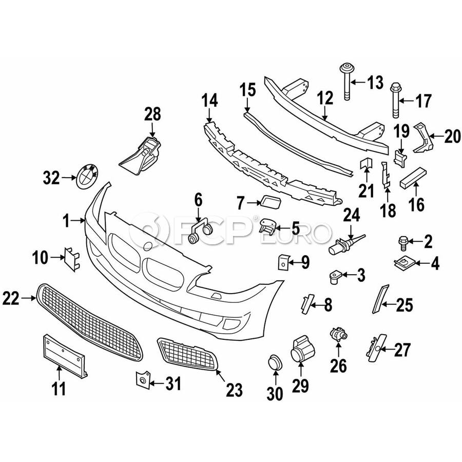 BMW Bracket Right (M) - Genuine BMW 51118049080 | FCP Euro