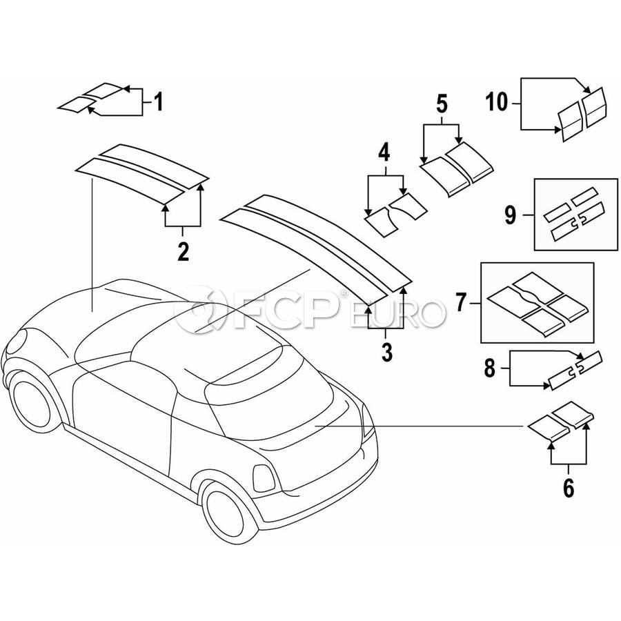 Mini Liftgate Decal - Genuine Mini 51142759658 | FCP Euro
