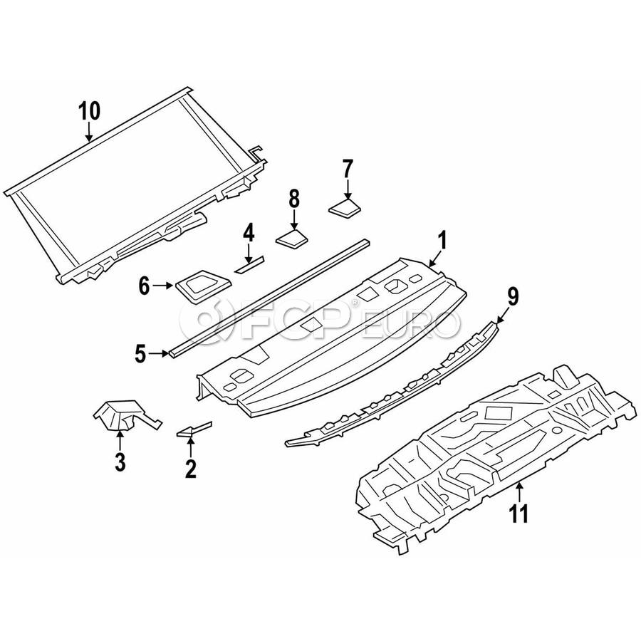 BMW Dummy Cover (Venetobeige) - Genuine BMW 51467314776 | FCP Euro