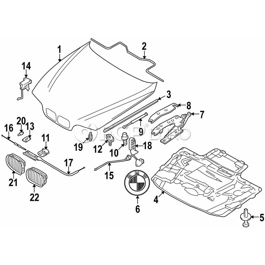 BMW Seal Microfine Filter Housing Left - Genuine BMW 51718238599 | FCP Euro
