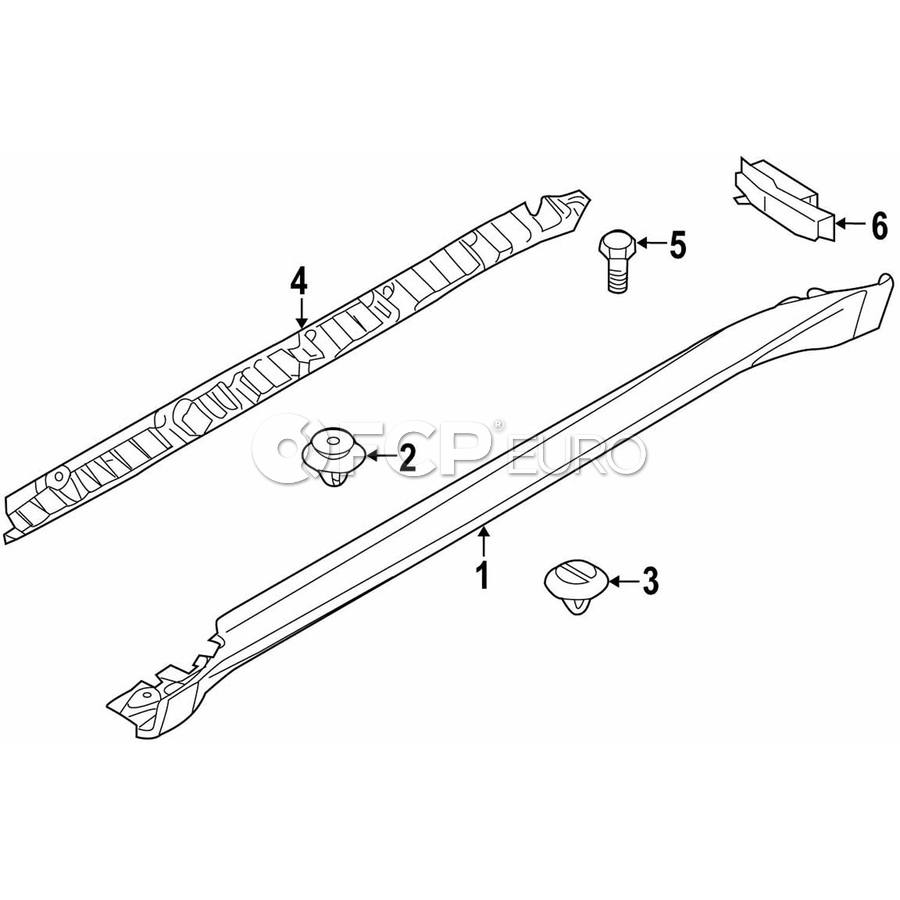 BMW Rocker Panel Molding Reinforcement - Genuine BMW 51778056469 | FCP Euro