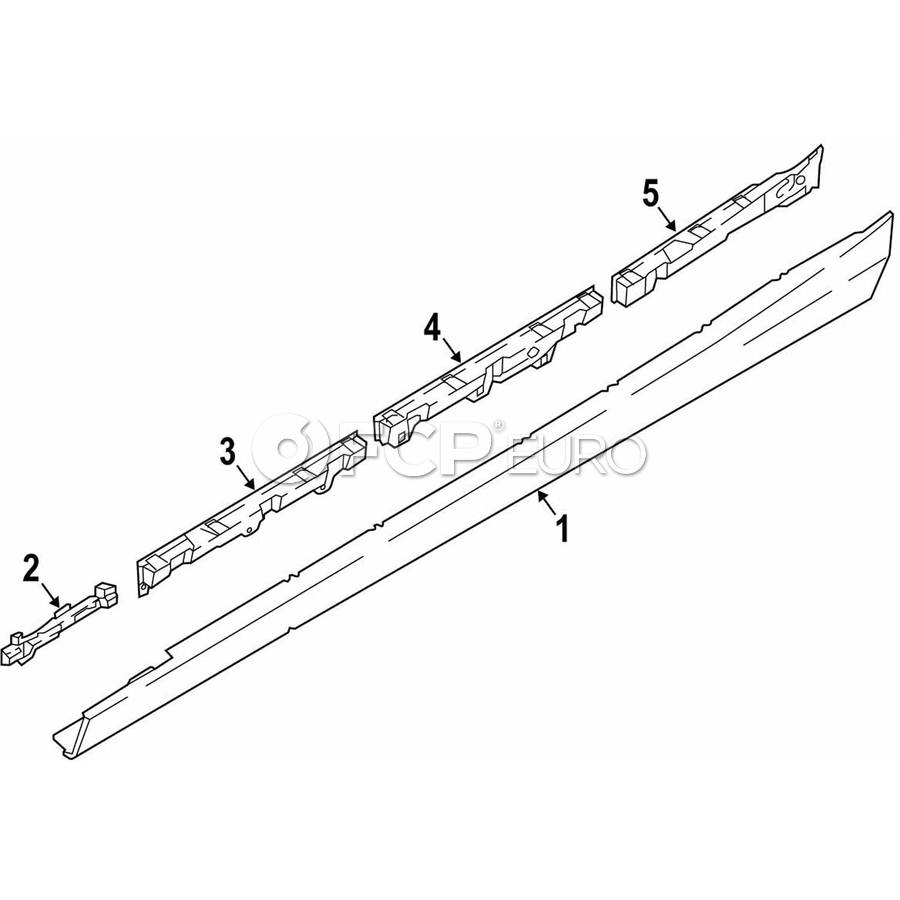 BMW Rocker Panel Bracket - Genuine BMW 51778062193 | FCP Euro