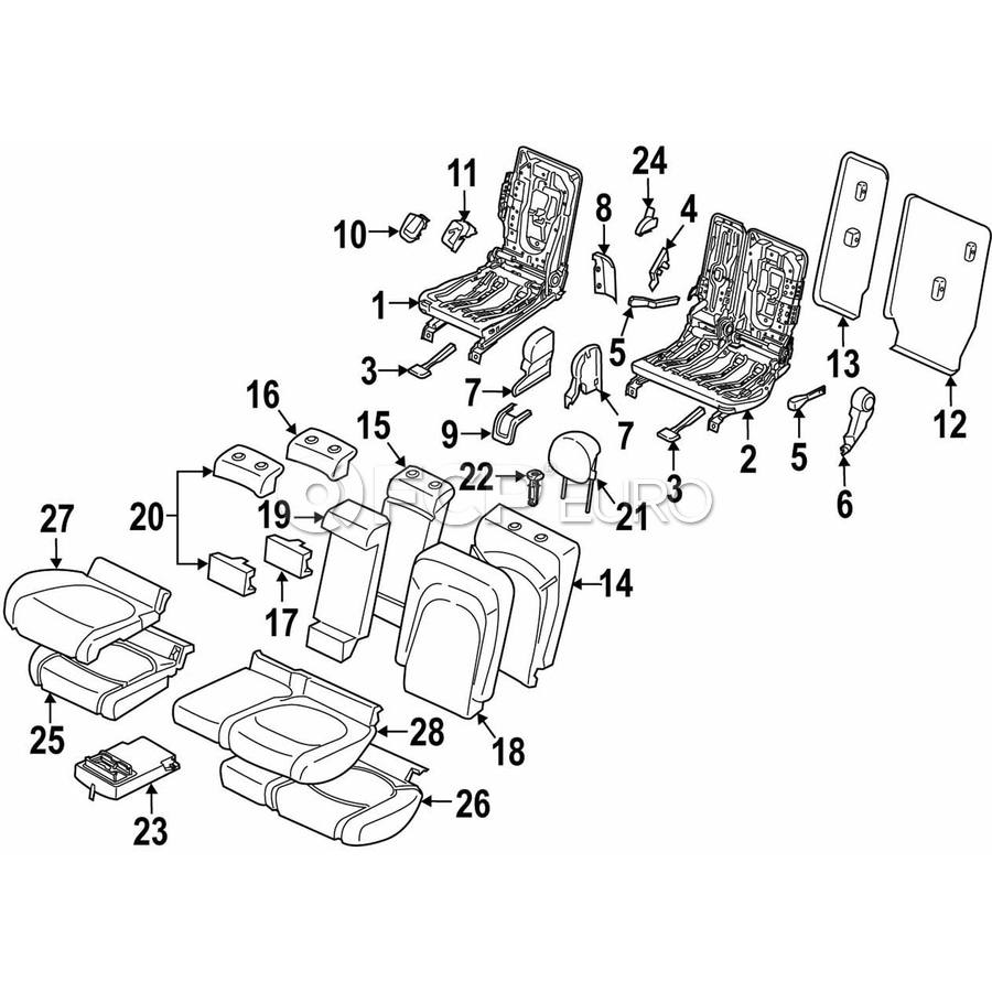 Mini Folding Seat Latch Release Handle - Genuine Mini 52207432603 | FCP ...